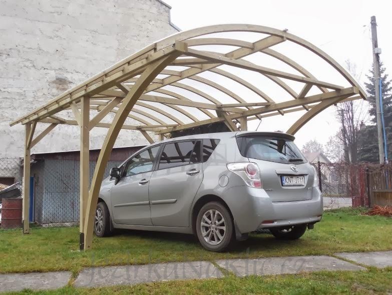 Kryté stání pro auto za 39 800 Kč - altány a přístřešky